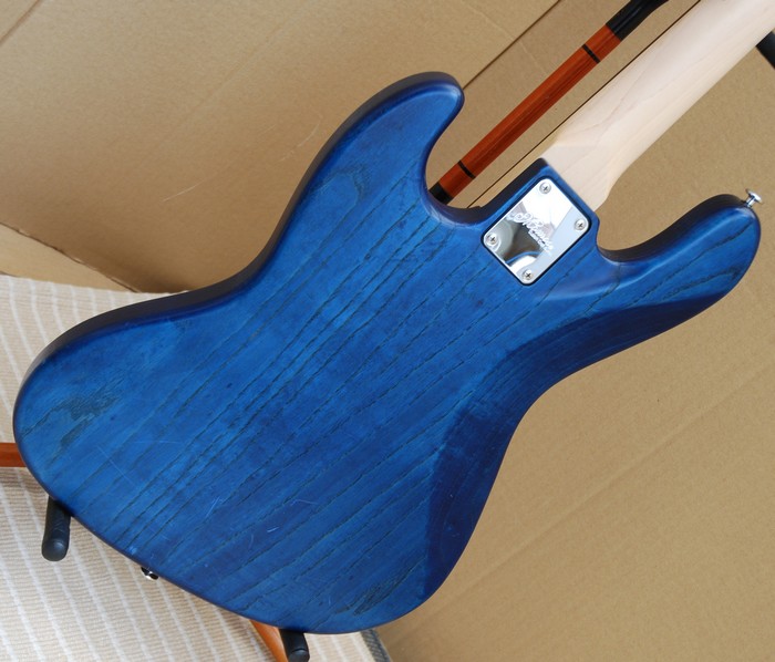 代購代標第一品牌－樂淘letao－☆綺麗【 Momose / モモセ エレキベース MJ2-STD/NJ-BLU/OIL(MOMOSE)シースルーブルー 】ジャズベースモデル ソフトケース付 ...