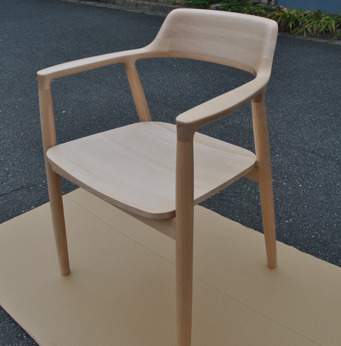 【未使用】☆展示品【マルニ / maruni アームチェア MARUNI COLLECTION 2955-31 ビーチ板座 NAOTO FUKASAWA 】ラウンジチェア MADE IN ...